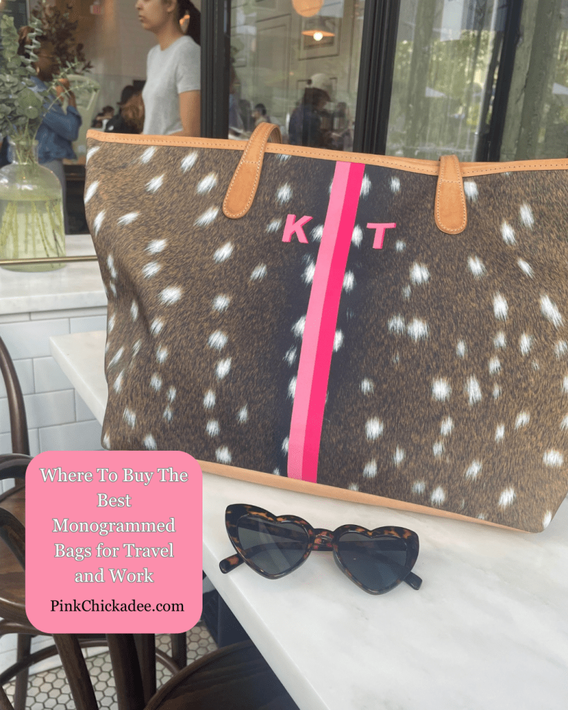 Where To Buy The Best Monogrammed Bags For Travel and Work - The Pink ...